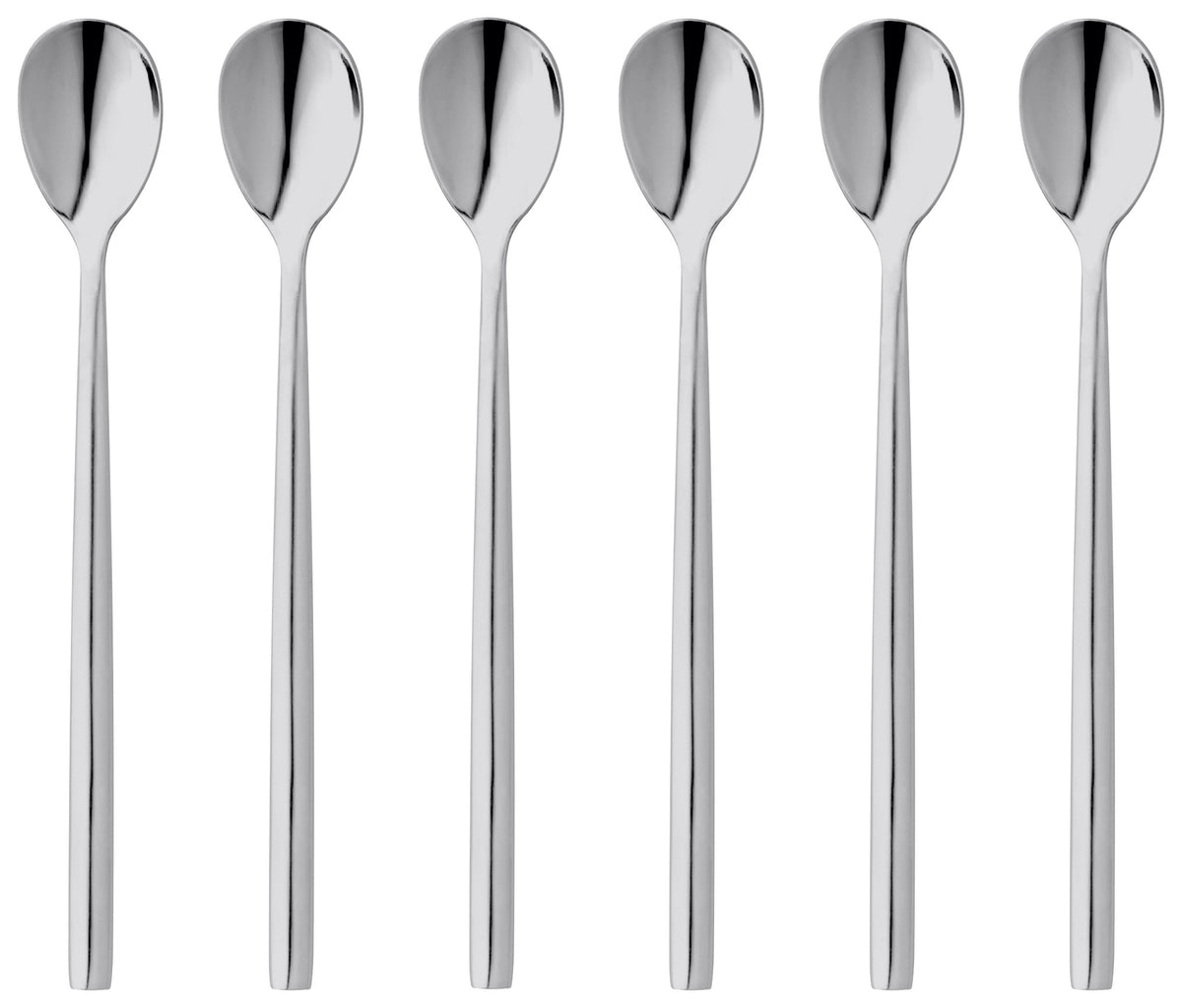 Stellar Rochester 6 Piece Stainless Steel Latte/Sundae Spoon Set ...